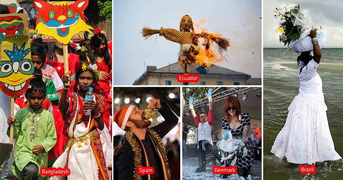 Unique celebration of New Year in different countries - Press Xpress
