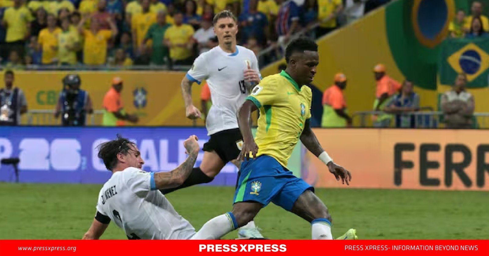 Brazil and Uruguay Draw in World Cup Qualifier - Press Xpress